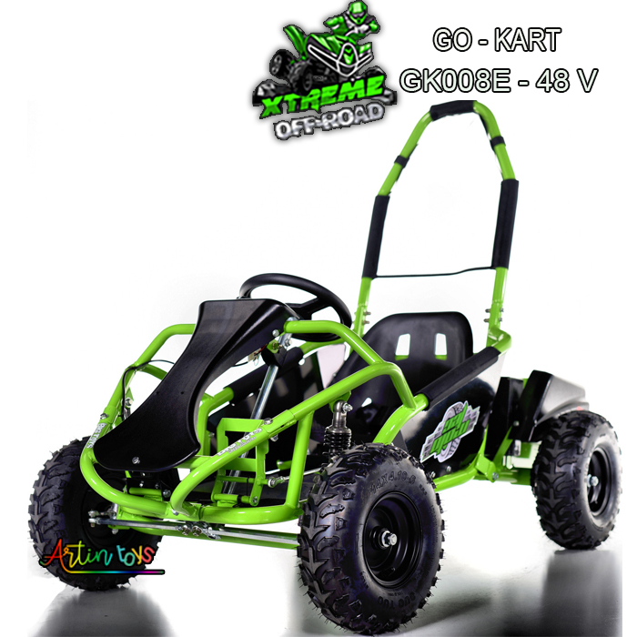 Ride on Go Kart 48 v 1000 w green (GK-008e) - Artin Toys Sydney