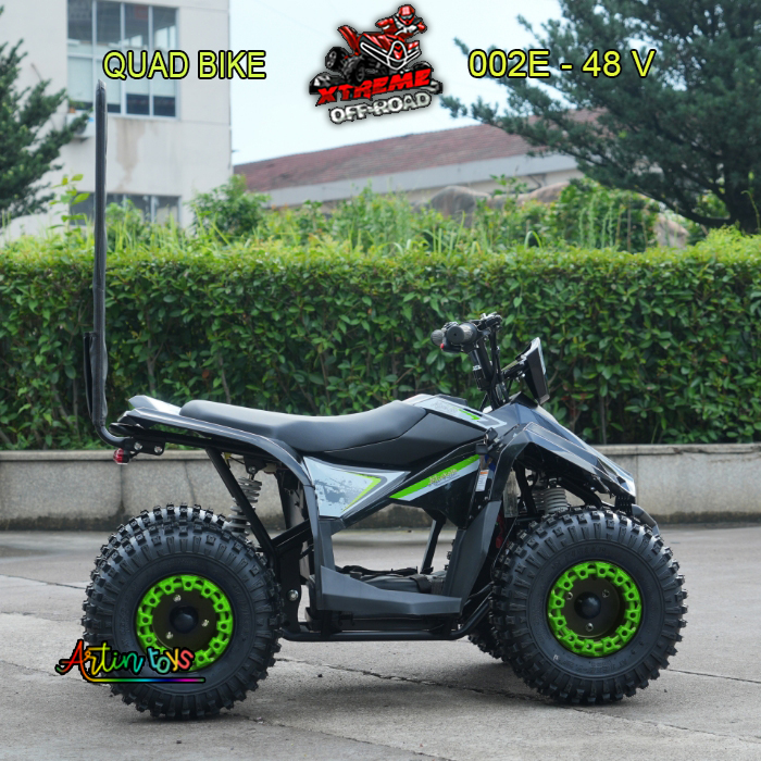48 v bike 1200 w ATV 002E quad bike green - Artin Toys Sydney