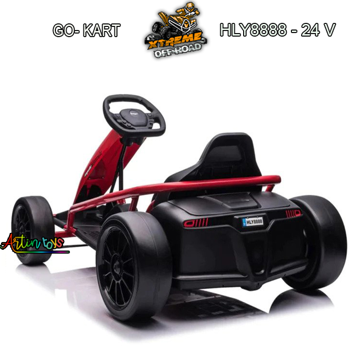 Drift Go-Kart 24 v Electric Powered red - Artin Toys Tasmania